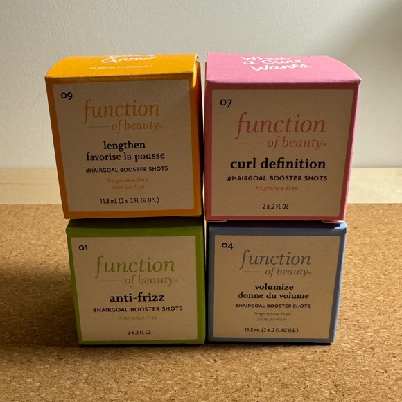 Function of Beauty | Hair | Function Of Beauty Variety Booster Shots ...